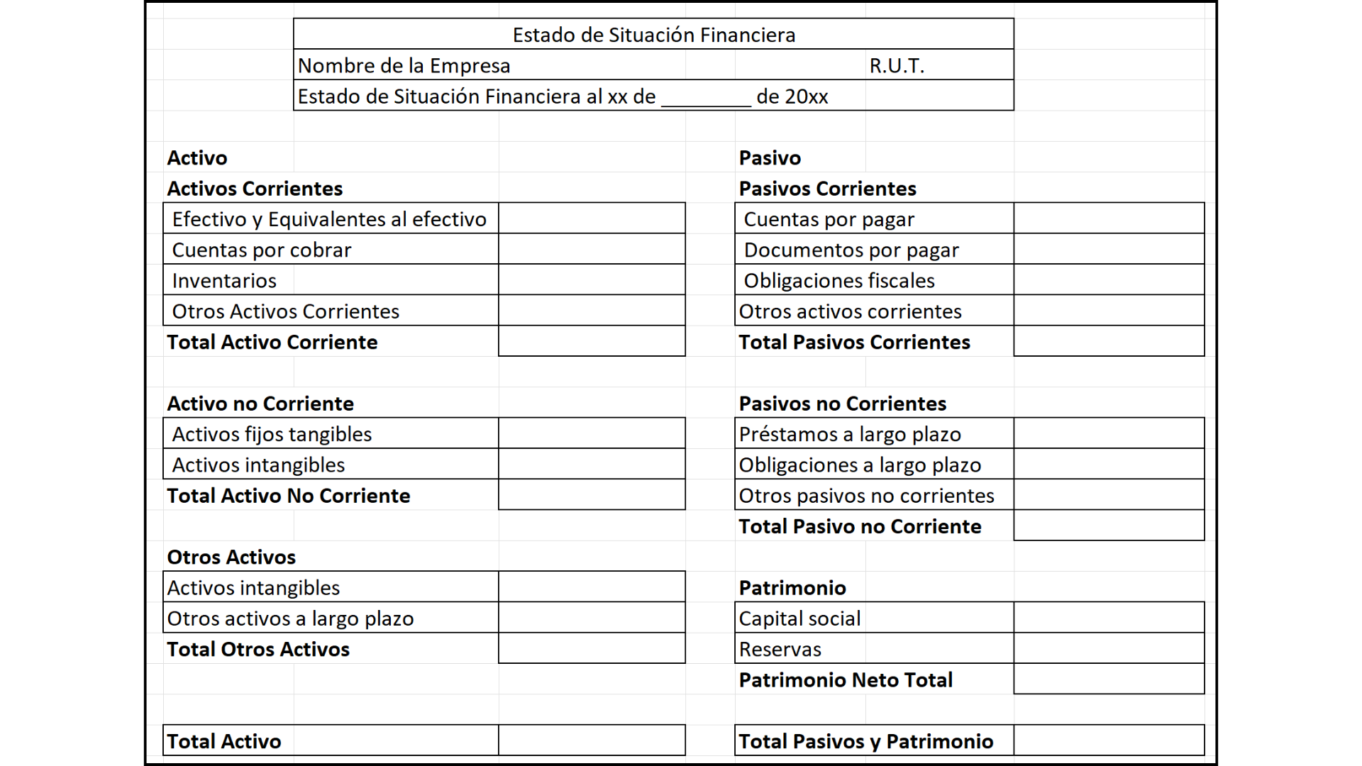 Componentes de los Estados Financieros: Balance General, Estado de ...